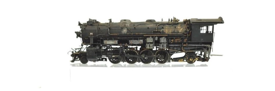NJ Custom Brass HO Scale Mountain 4-8-2 Powered Steam Locomotive and ...