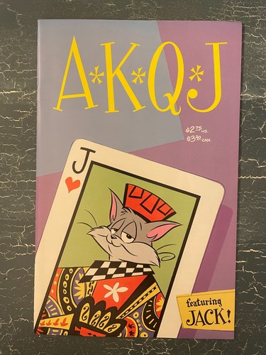 A*K*Q*J 1 (1991) Fantagraphics Captain Jack Special Mike Kazaleh AKQJ ...