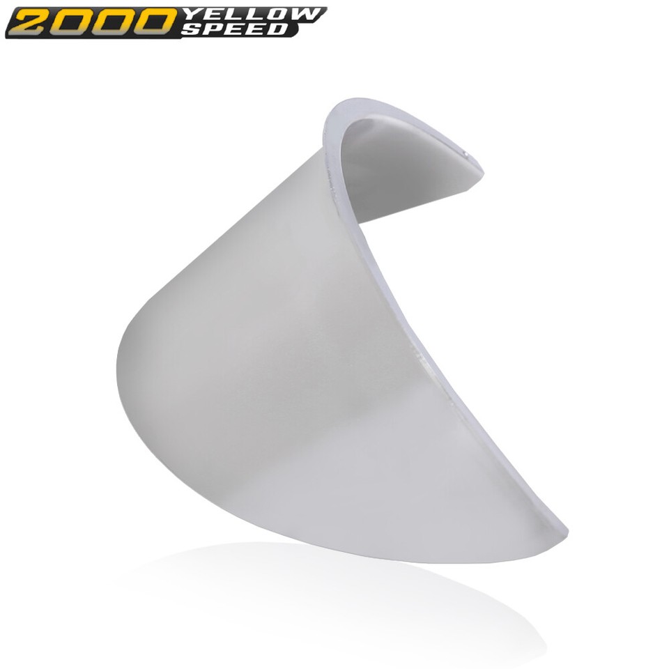 Pair Headlight Headlamp Visors 7" Heavy Duty Chrome Shields Trim Caps ...