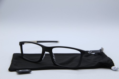 NEW OAKLEY OX8050-0157 PITCHMAN SATIN BLACK AUTHENTIC EYEGLASSES W/CASE ...