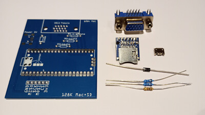 Apple Macintosh Mac 128K PicoMac with SD using Raspberry Pi Pico - Self ...