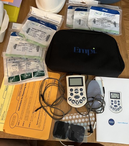 EMPI Select T.E.N.S. Device Pain Mgt System OTC W/ Case Manual Wires ...