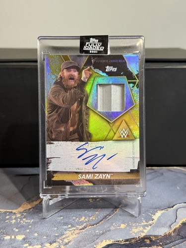 2021 Topps Fully Loaded SAMI ZAYN Ladder Relic Autograph /75 On-Card ...