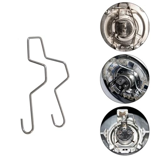9PCS Car Bulb Retaining Spring Clip, Vehicle Headlight Clamps for H1 H3 ...
