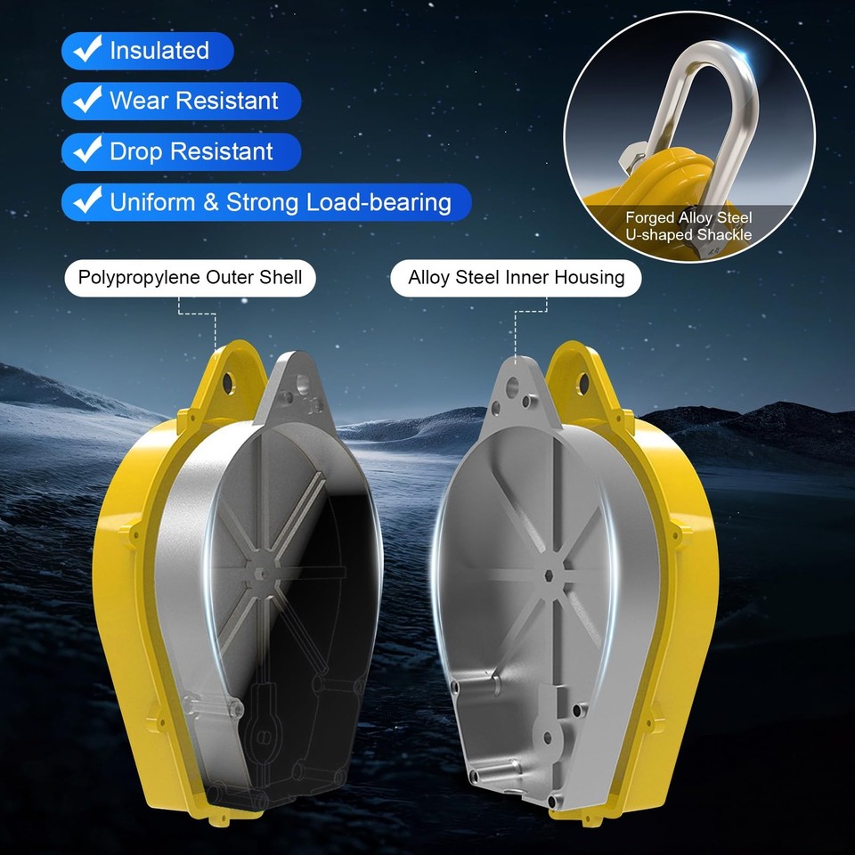 Self-Retractable Fall Arrester 17FT Double Locking Fall Arrest ...