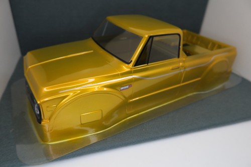 New Custom Painted 1/10 1972 Chevy K-10 Truck 12.3" Wheelbase Crawler ...