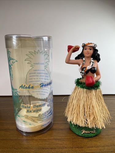 Vintage Aloha Hawaii Hula Dancer Girl Ku'uipo Chiefly Car Dashboard ...