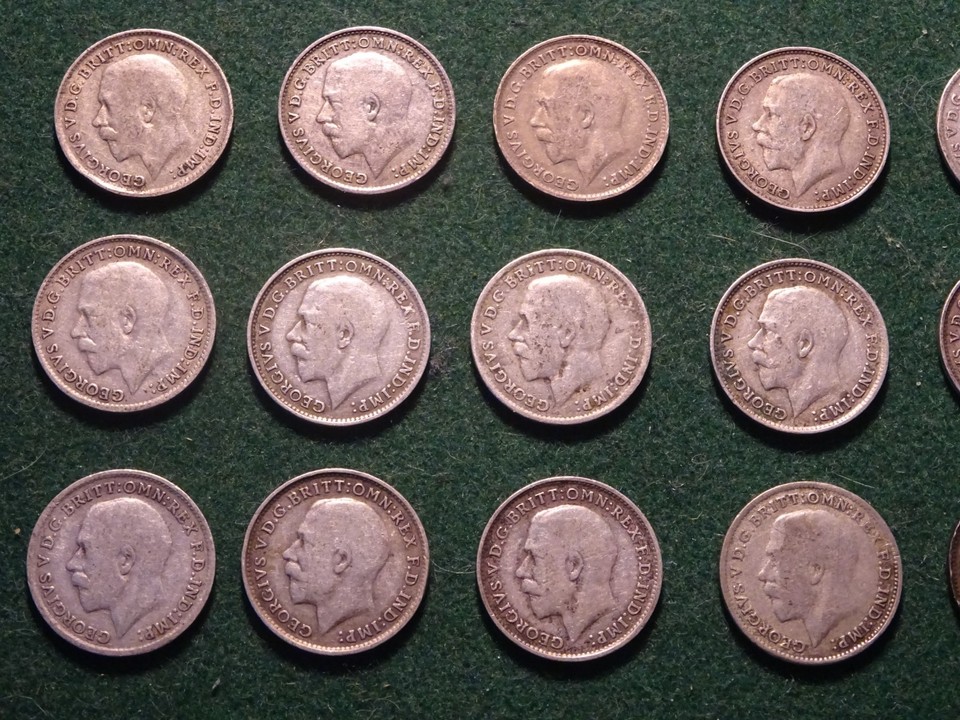 SILVER THREEPENCE collection 1681 - 1920 X 43 COINS Y656 | eBay UK