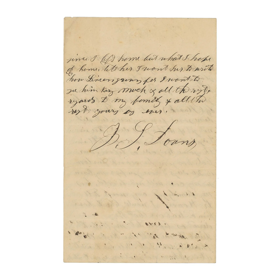 1862 Civil War Soldier Letter — 16th Maine — J.E.B. Stuart's ...