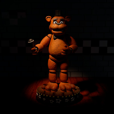 UNPAINTED FNAF Five Nights Freddys Freddy 3d Printed Model Kit 200mm | eBay