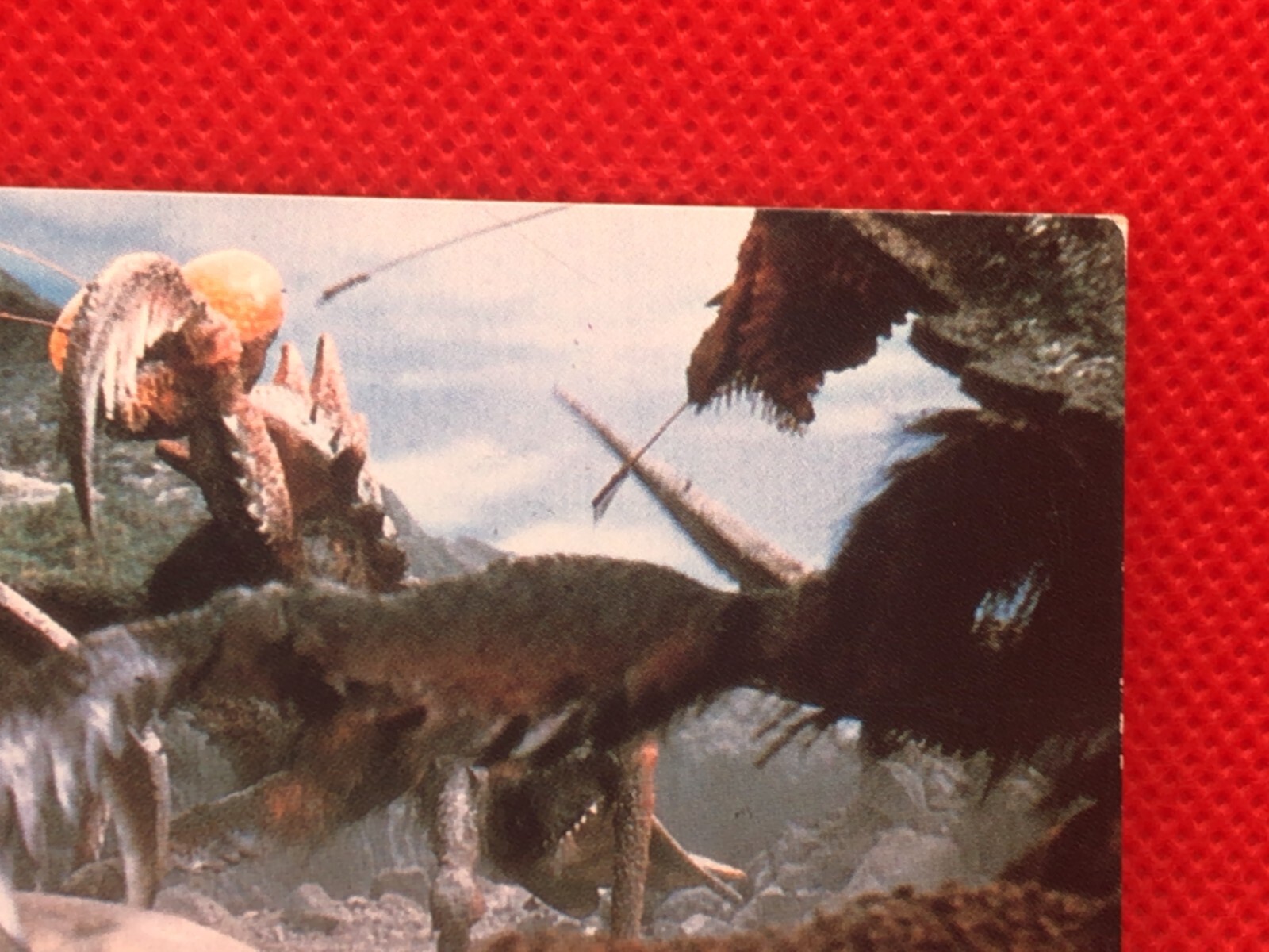 Minya Godzilla Kamacuras card 4inch Barcode Battler vintage No.59 rare ...