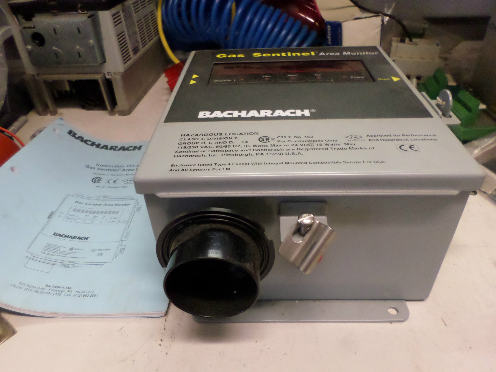 BACHARACH SENTINEL - DUAL CHANNEL SENSOR AREA MONITOR -- 51-7469 -- NEW ...