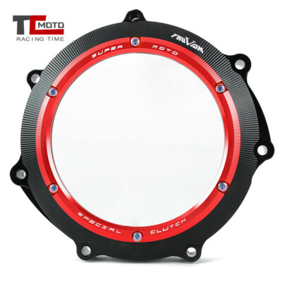 2003-2009 Yamaha YZ450F YZ 450F CNC Racing Clear Clutch Cover For | Red ...