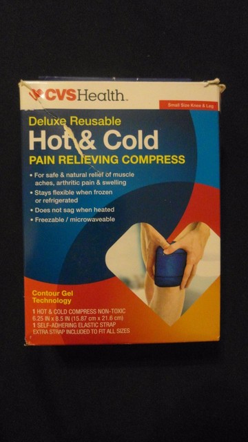 X2 CVS Deluxe Reusable Hot & Cold Pain Relieving Compress Back and Body ...