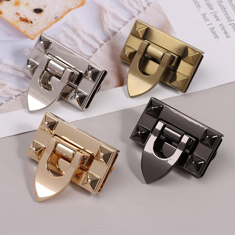 4CM Metal Turn Twist Lock Buckles For DIY Women Handbag Bag Purse ...