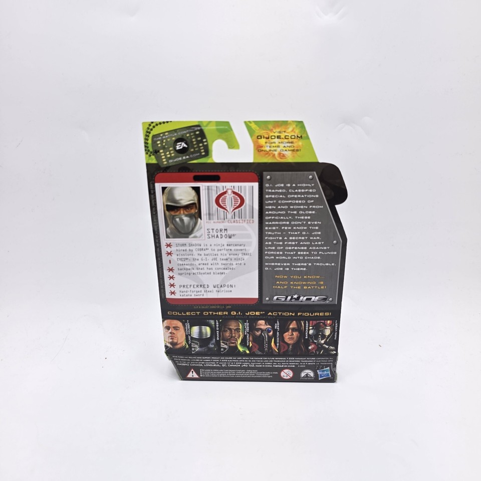 STORM SHADOW Arctic Assault GI JOE ROC Rise Of Cobra Hasbro NIB G.i Joe ...