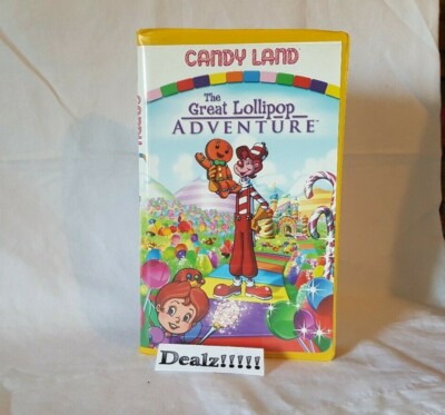 Candy Land The GREAT LOLLIPOP ADVENTURE VHS Clamshell Case Rare OOP ...