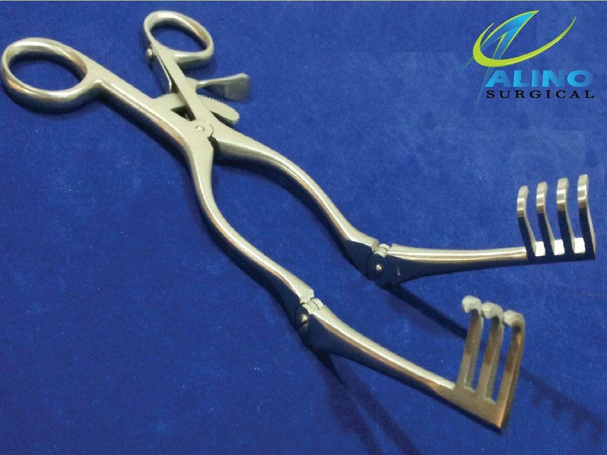 O.R GRADE SURGICAL BECKMAN WEITLANER RETRACTOR 6" BLUNT 4X3 PRONGS ...
