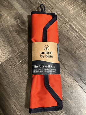 NEW! United By Blue Utensil Kit w/ Travel Pouch: Camp, Work, Picnic | eBay