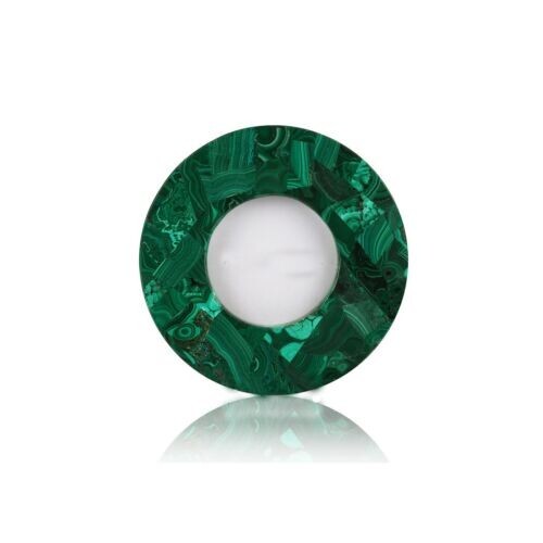 6"x6" Malachite Inlay Stone Photo Frame Marble Table Master Piece Gift ...