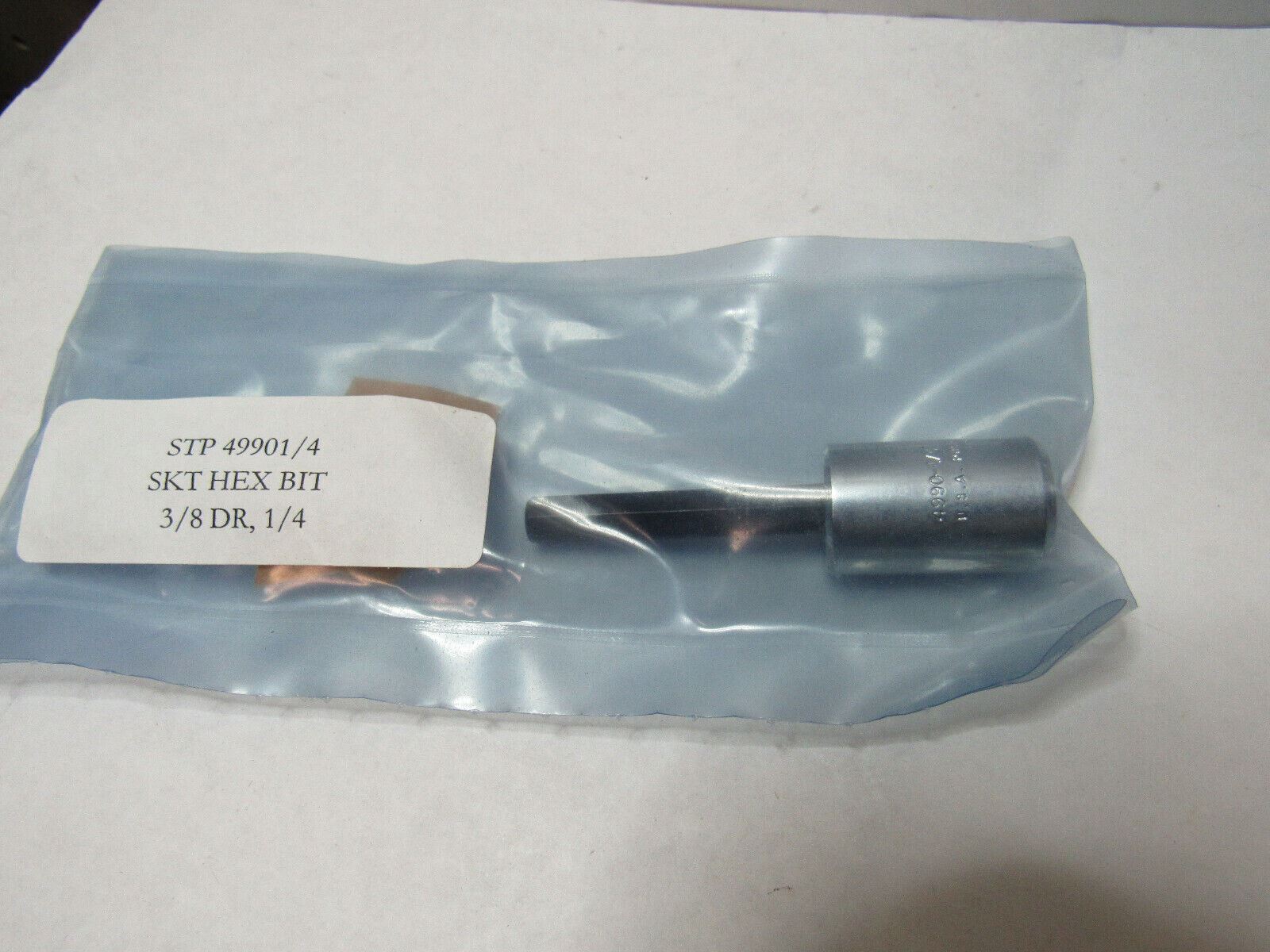 PROTO 4990-1/4 USA 1/4" PROFESSIONAL 3/8" DRIVE HEX BIT CHROME SOCKET ...