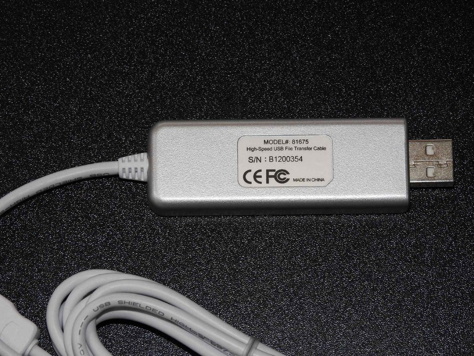 Cables to Go model 81675 p/n 39987 High Speed USB File Transfer Cable ...