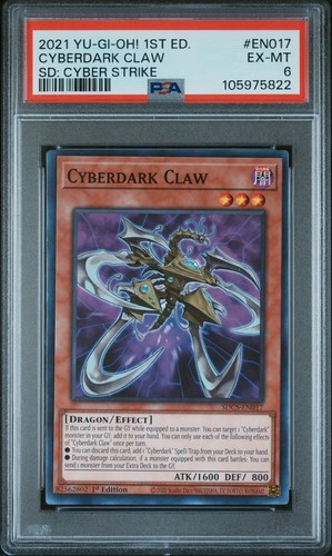 2021 YU-GI-OH! STRUCTURE DECK: CYBER STRIKE 1ST ED #EN017 CYBERDARK ...
