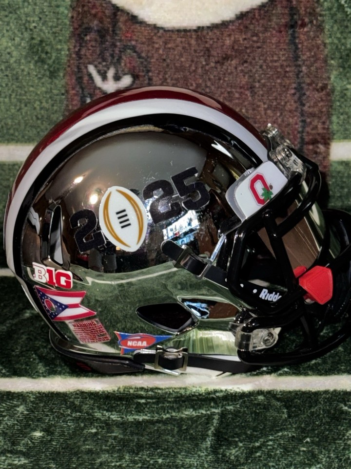 Ohio State Buckeyes Chrome CUSTOM Mini Helmet | eBay