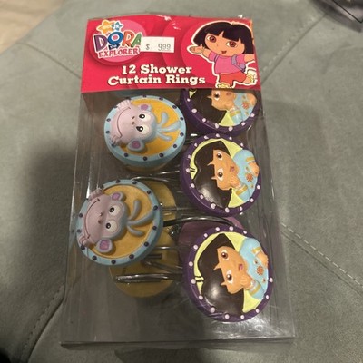 DORA THE EXPLORER SHOWER CURTAIN RINGS - SET OF 12 - FEATURES DORA ...