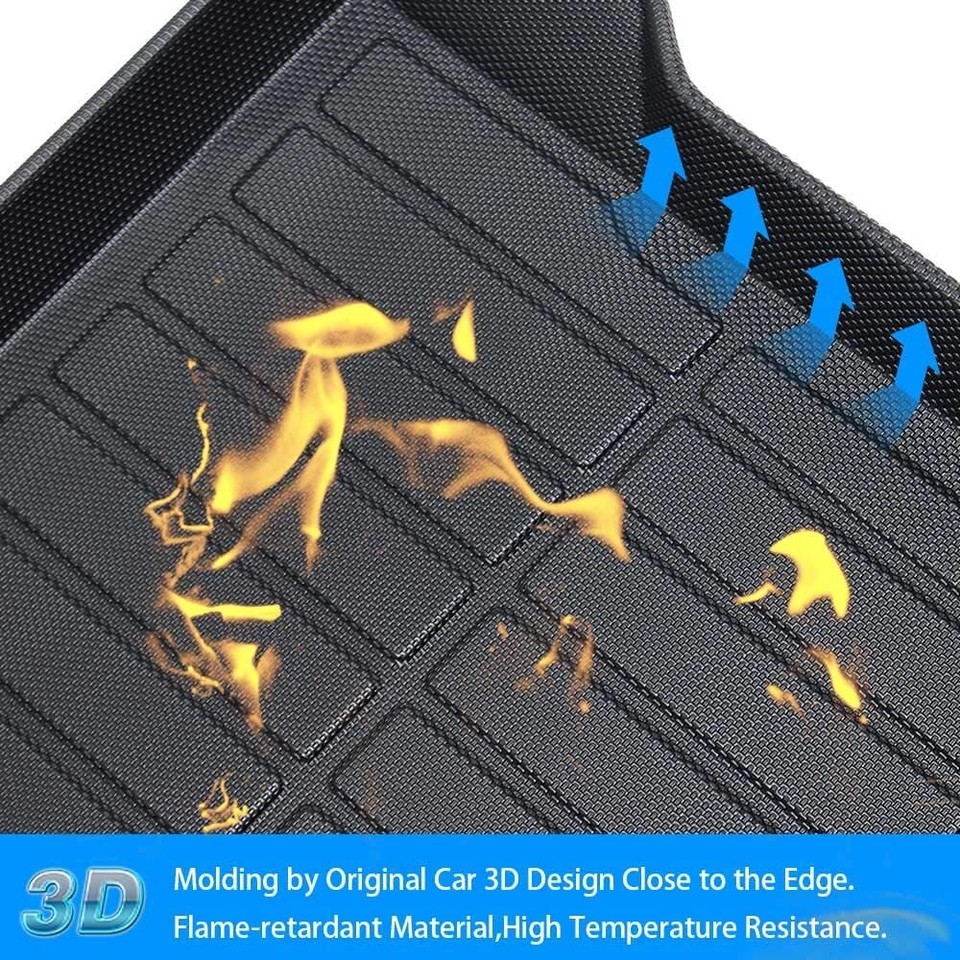 Cargo Liner Fit for 2013-2017 Toyota Camry Rear Trunk Floor Mat 3D Boot ...