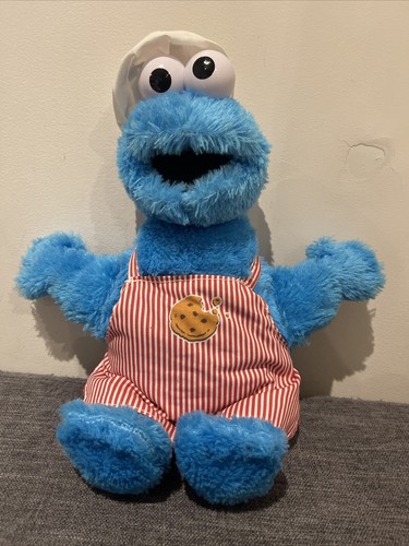 Sesame Street Talking Cookie Monster Chef With Apron And Hat | eBay ...