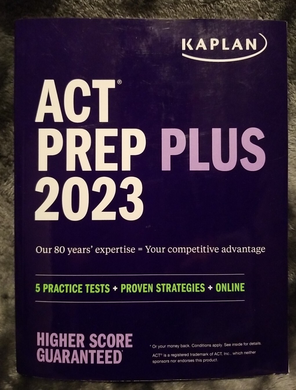 Kaplan Test Prep Book ACT Prep Plus 2023 Includes 5 Full Length ...