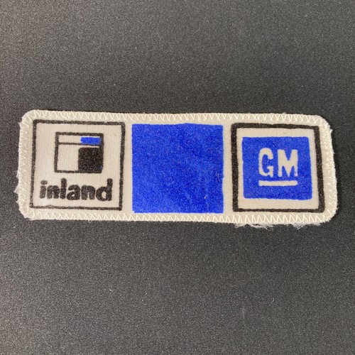Vintage GM General Motors Inland Plant Sew-On Felt Uniform Patch Dayton ...