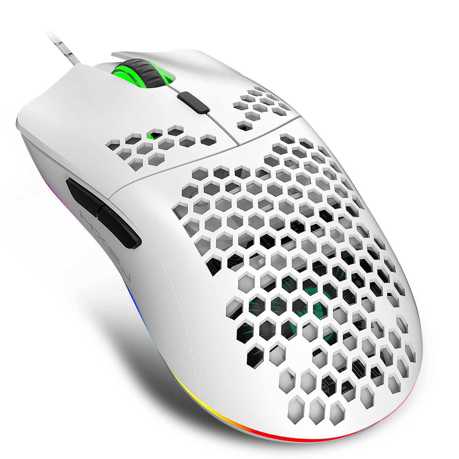 6400 DPI RGB Light Wired Gaming Mouse PC Laptop Mice Backlit 6 Buttons ...