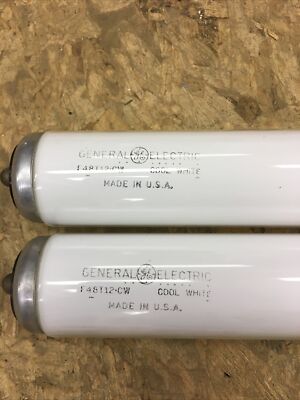 GE General Electric F48T12 CW SLIMLINE SINGLE PIN FLUORESCNT LAMP Pair ...
