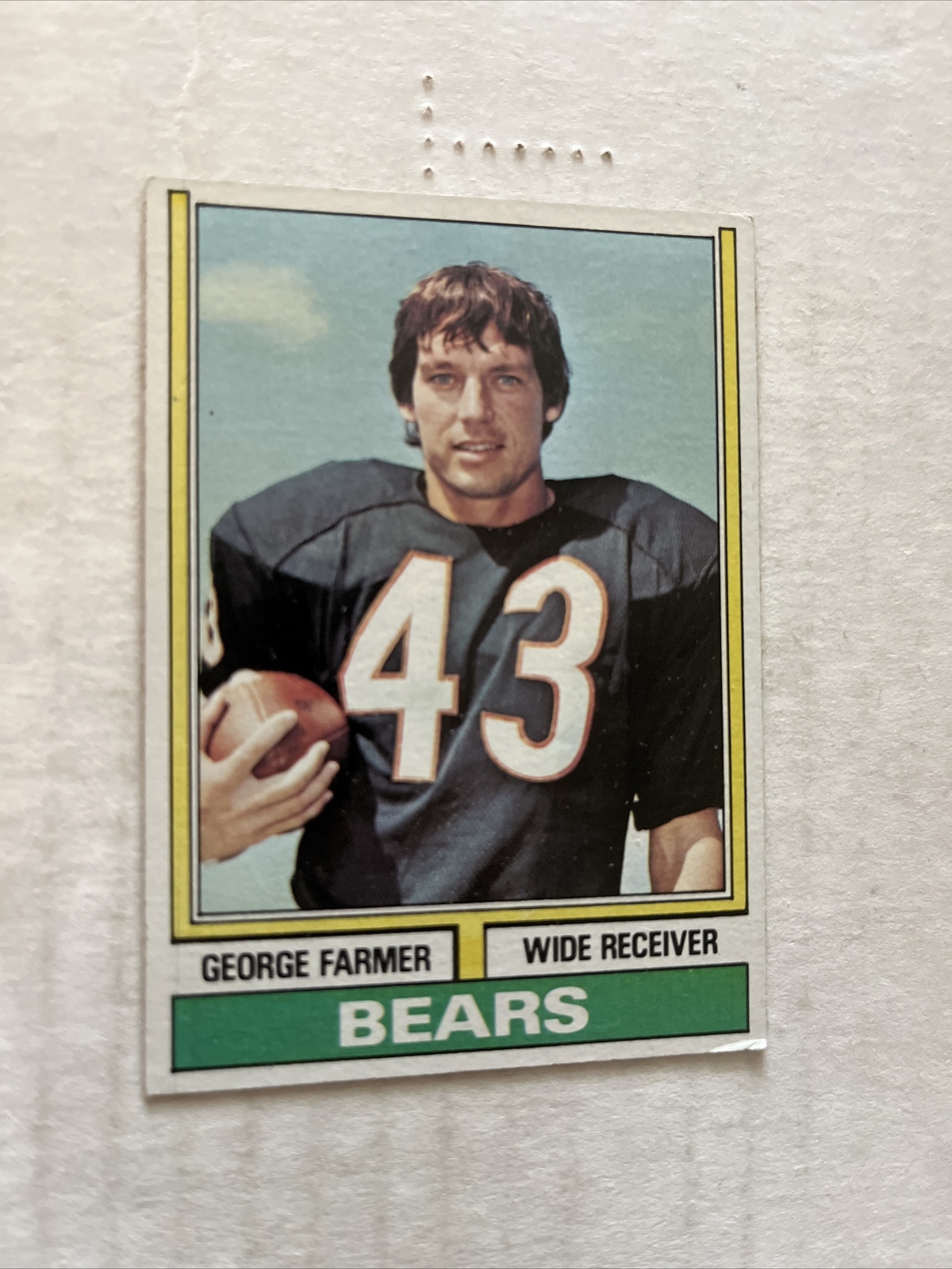1974 George Farmer Chicago Bears Topps Football Card #71 | eBay
