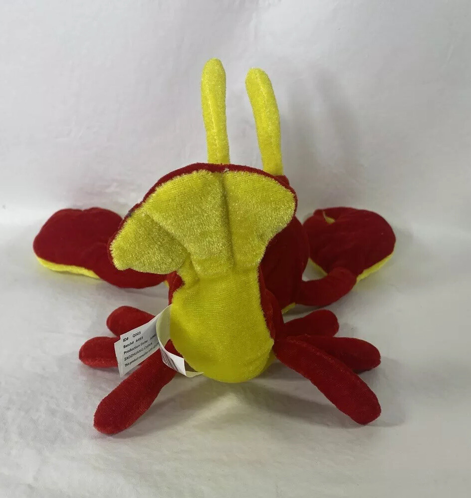 VERY RARE HTF Kellytoy Red Lobster 12" Super Soft Plush Stuffed Animal ...