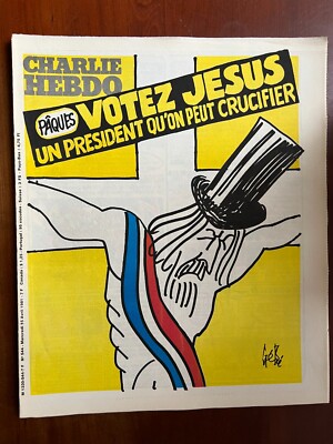 Charlie Hebdo n°544 du 15/04/1981: "Votez Jésus" | eBay