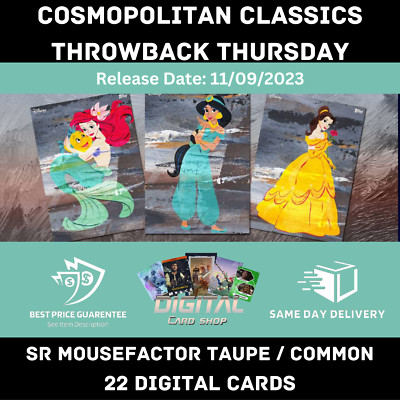 Topps Disney Collect Cosmopolitan Classics Throwback Thursday TBT Full ...