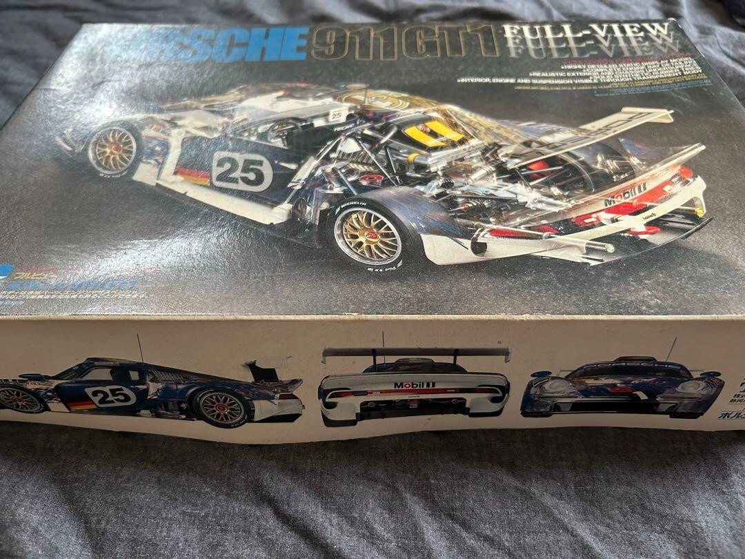 TAMIYA PORSCHE 911 GT1 FULL VIEW No.208 Plastic Model kit(1/24 scale ...