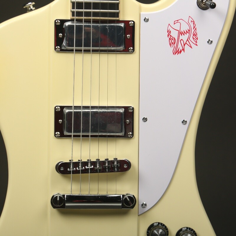 Custom Firebird Electric Guitar Cream White HH Pickups Ban Tuners ABR ...