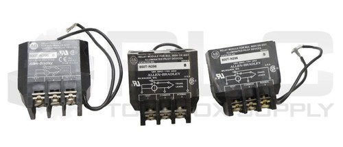 LOT OF 3 ALLEN BRADLEY 800T-N296 /B RELAY MODULE 110-120V 50/60HZ | eBay