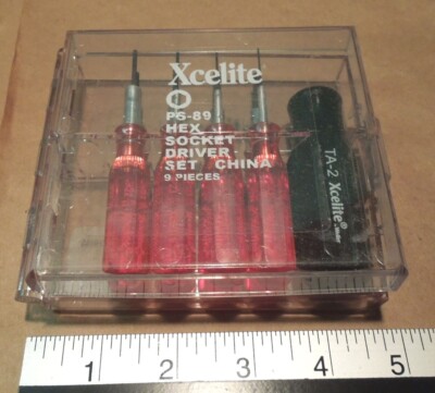 Xcelite PS-89 hex socket driver set China 9 pieces | eBay