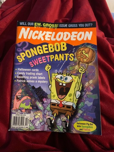 RARE October 2002 Issue of SpongeBob SweetPants Magazines | eBay