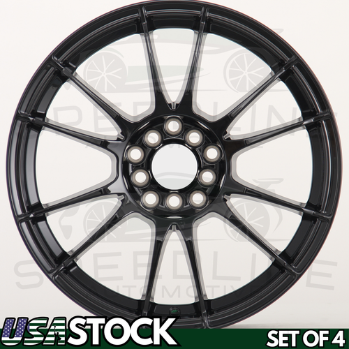 NEW Wheels 4x100 4x114.3 17x7.5 17 Inch Rims Set of 4 Style US Square ...