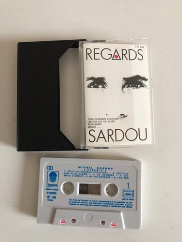 MICHEL SARDOU REGARDS K7 CASSETTE AUDIO TAPE FRANCE 1988 | eBay