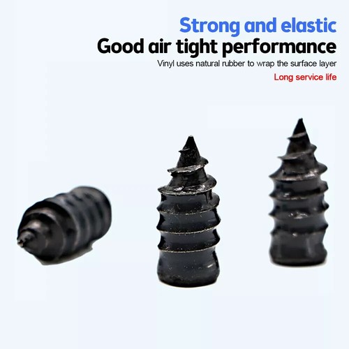 Tire Repair Screw in Rubber Plug Nail Repair Kit Off-Road Tire Car Tyre ...