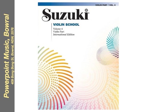 Suzuki Violin School Volume 4 Book Only (International Edition) | eBay ...