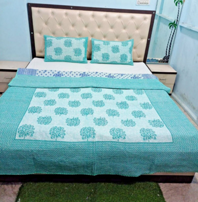 Bed Cover Both Side Print Bedding Bedsheet Bedspread With Pillow Cover ...