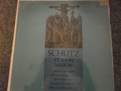 Schutz St. John Passion Stuttgart Choral Soc. Grischkat - Dover HCR ...